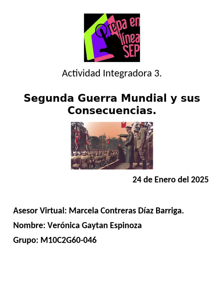 Gaytan Espinoza - Veronica - M10S2AI3 | PDF | Alemania nazi | Aliados ...