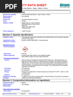 MSDS Un1002 Compressed Air | PDF | Safety | Occupational Safety And Health