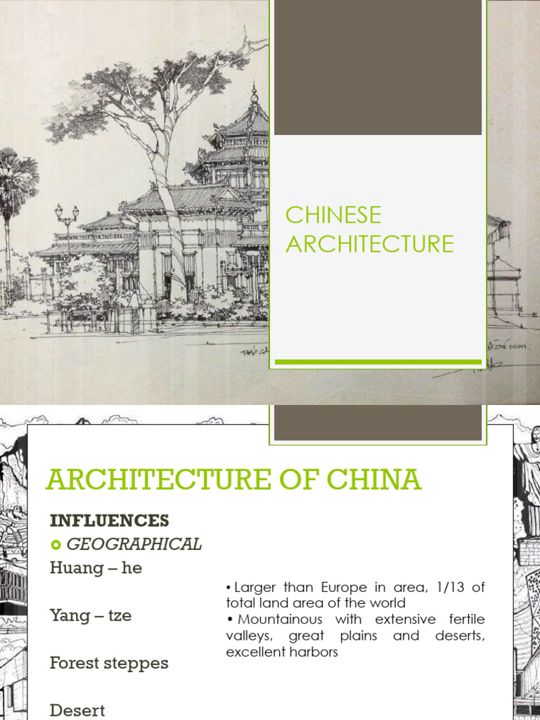 Influences on Chinese Architecture | PDF