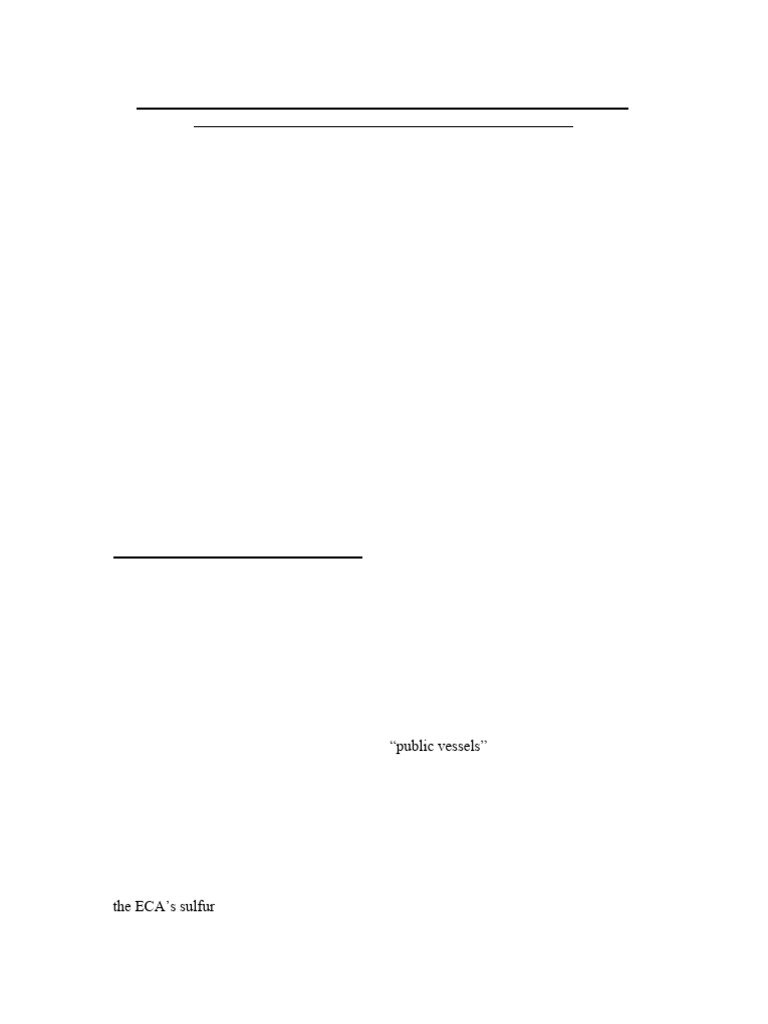 North American ECA Compliance FAQs | PDF | Fuel Oil