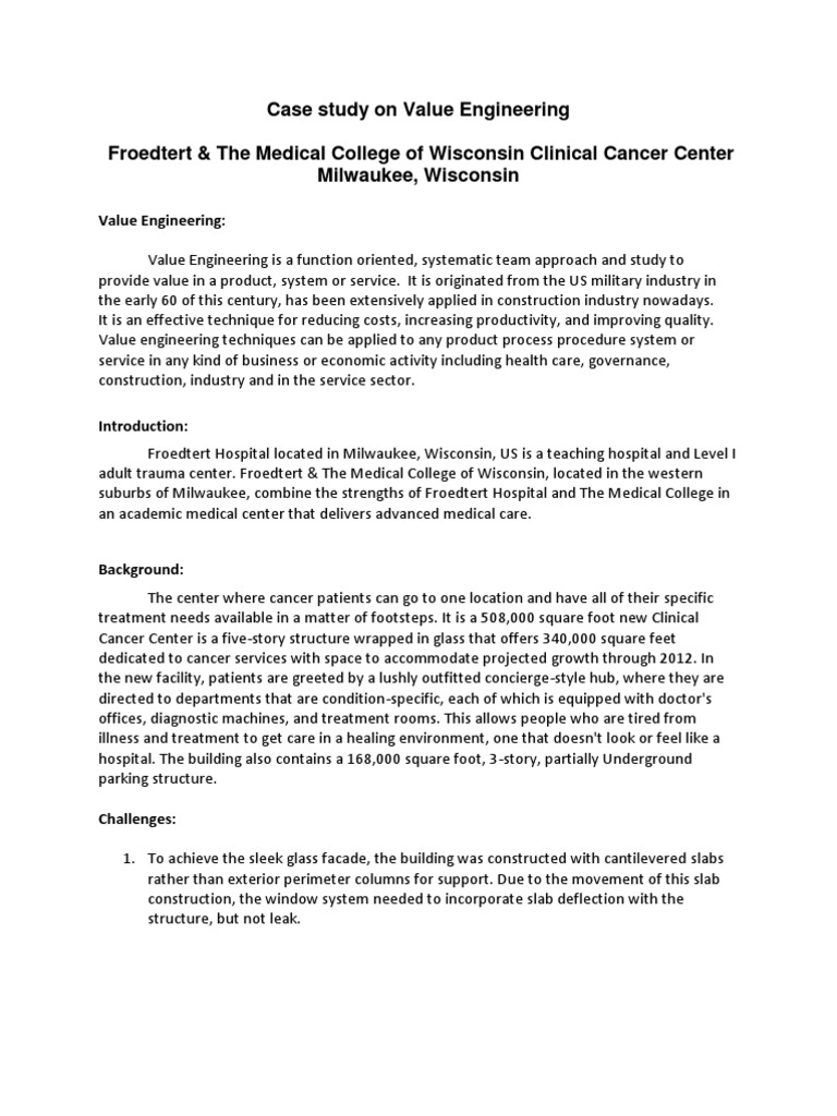 Value Engineering | PDF