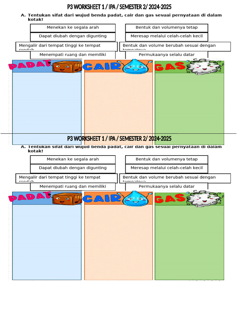 p3 Ws1 Ipa - Sifat Benda SMT 2 (2024-2025) | PDF