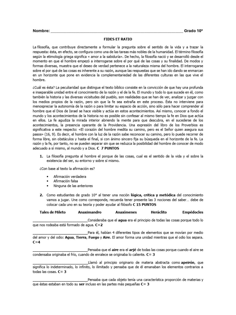 Filosofía y Fe: Sentido de la Vida | PDF | Realidad | Verdad