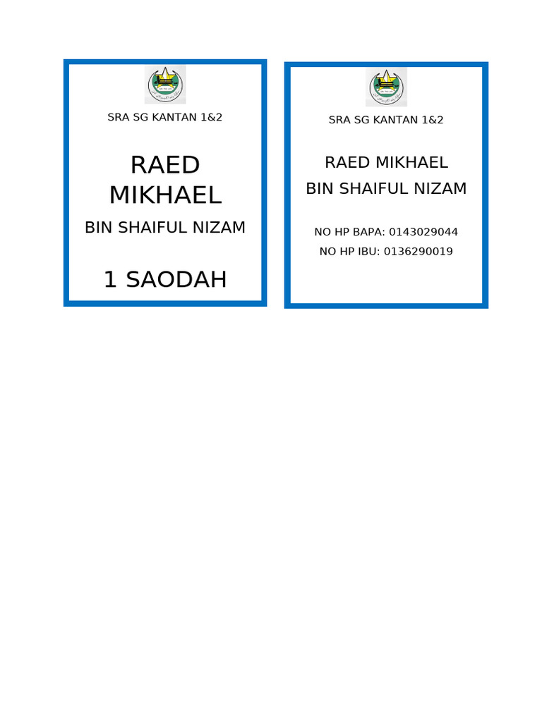 Raed Mikhael: 1 Saodah | PDF