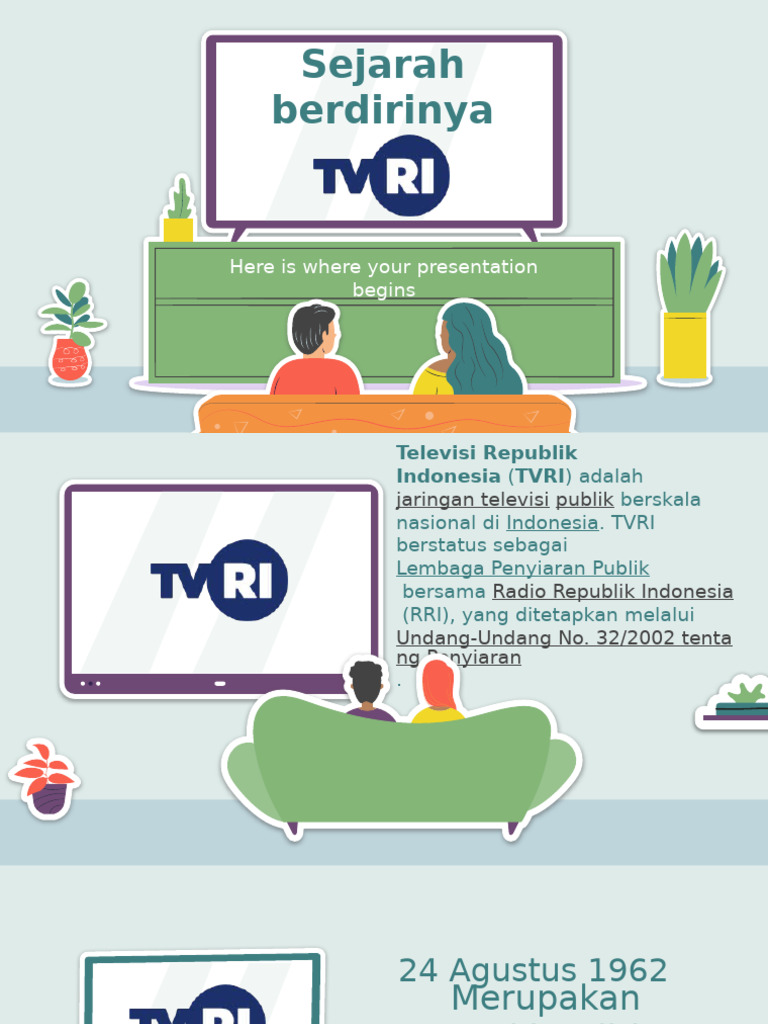 Sejarah Berdirinya TVRI | PDF