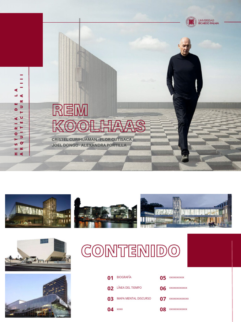 Historia y Teoria de La Arquitectura Iii - Urp - G08 - Rem Koolhaas | PDF