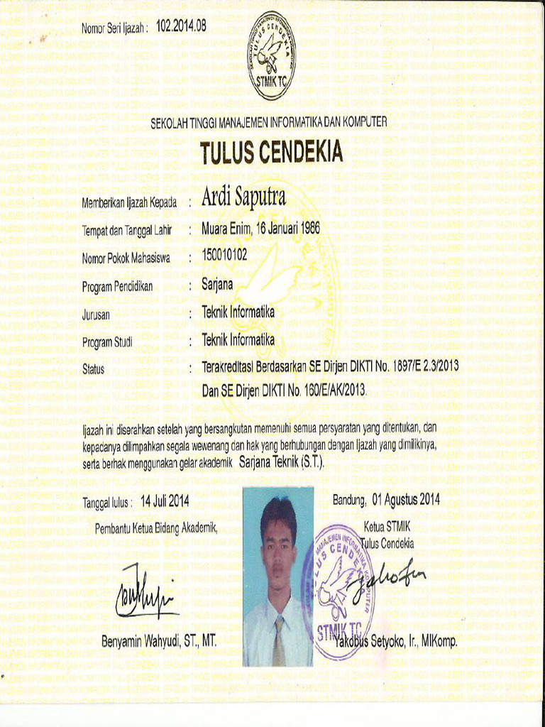 Sertifikat Guru Ardi Saputra 2023 | PDF
