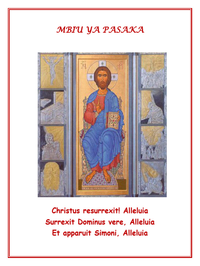 Mbiu ya Pasaka: Easter Proclamation | PDF | Pope | Saint Peter