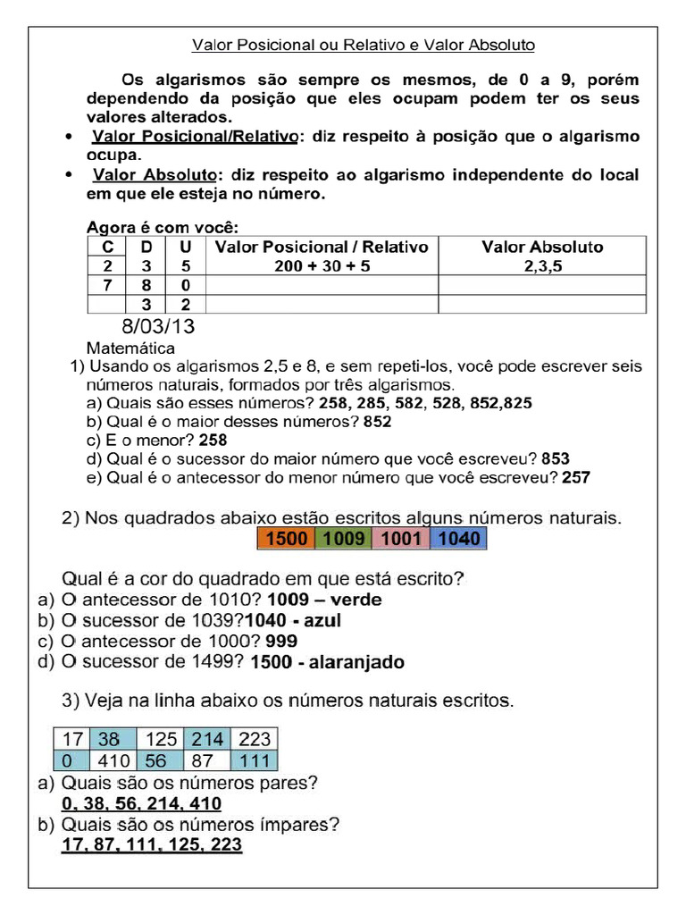 Valor Relativo | PDF