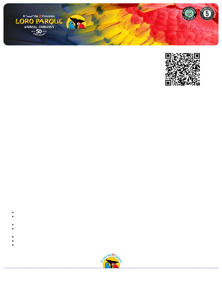 Precio entrada Loro Parque Residentes | PDF | Información