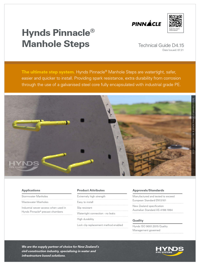 D4.15 Hynds Pinnacle Manhole Steps | PDF | Precast Concrete | Building ...