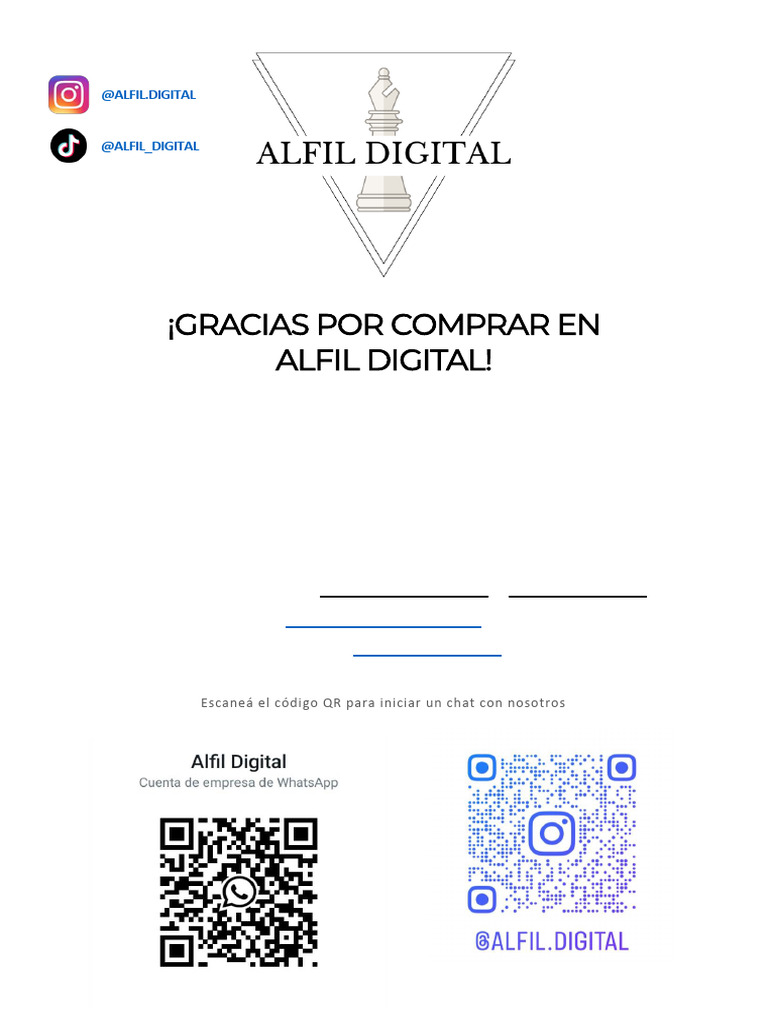 Productos Digitales de Alfil Digital | PDF