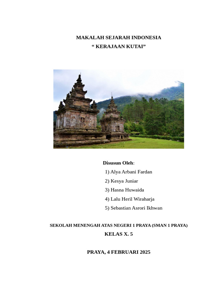 Fix Makalah Sejarah Indonesia | PDF