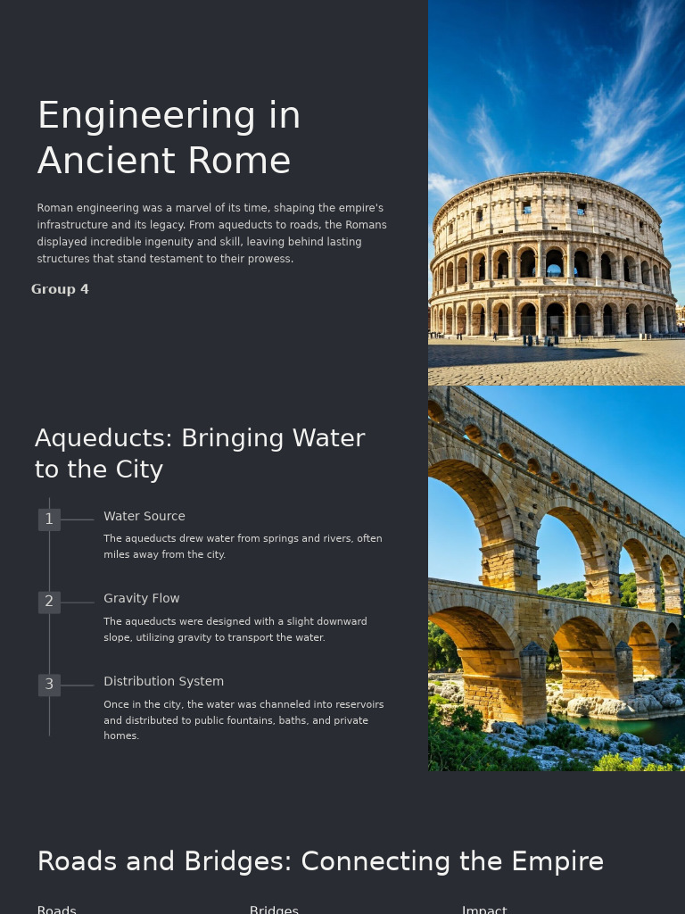 Roman Engineering: Innovations and Legacy | PDF | Roman Empire ...