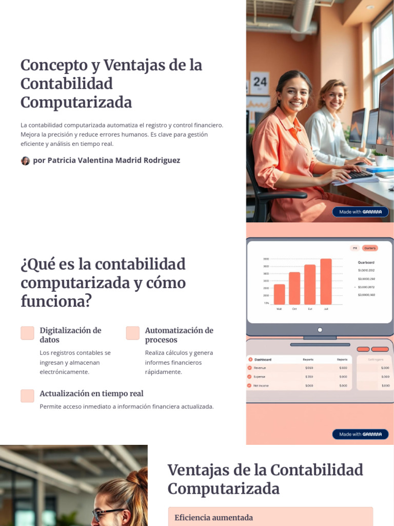 Concepto y Ventajas de La Contabilidad Computarizada | PDF