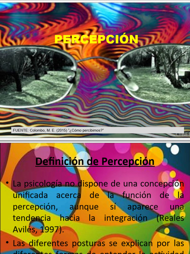 Fil Psico 1 PERCEPCIÓN | PDF | Percepción | Sentidos
