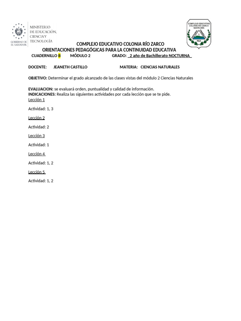 Cuadernillo 2do Modulo2 CCNN | PDF