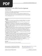Fica Assessment Tool | PDF | Lifestyle