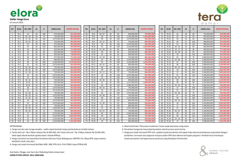 ELORA TERADAMAI_Januari 2025 | PDF