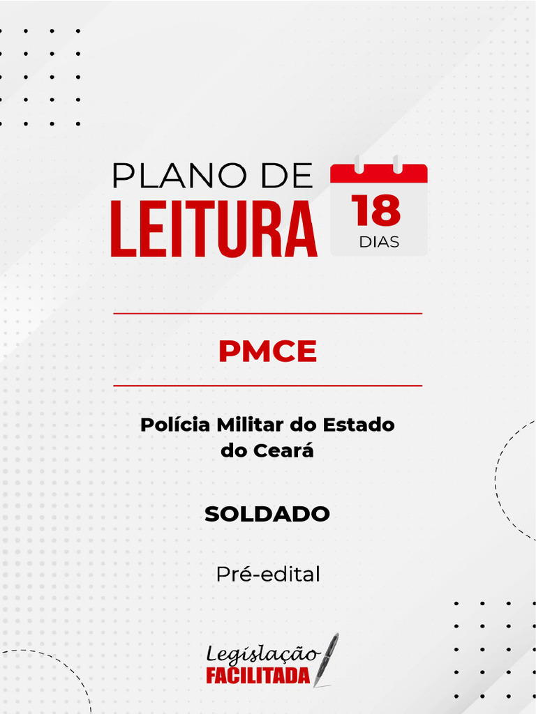 Plano de Leitura PMCE Soldado Pre Edital Lpkhtc 45514 1719853932 | PDF | Tortura | Racismo