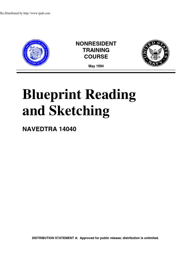 Navy Blueprint Reading Course Guide | PDF | Printer (Computing ...
