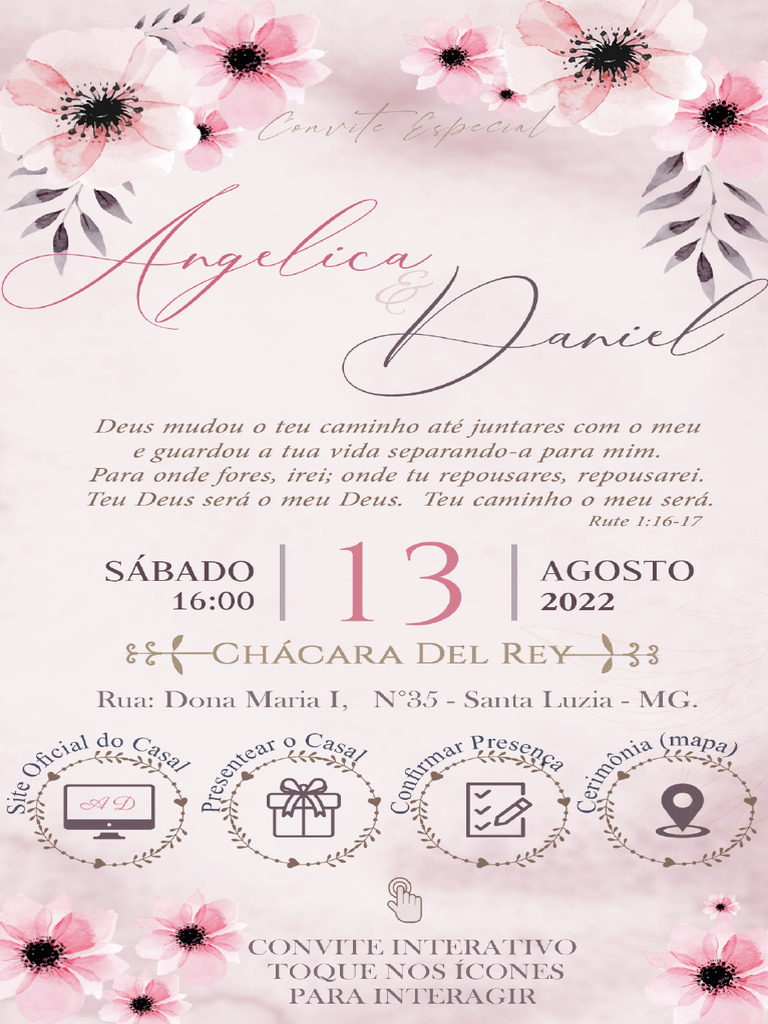 Convite Especial, Angelica Daniel L | PDF