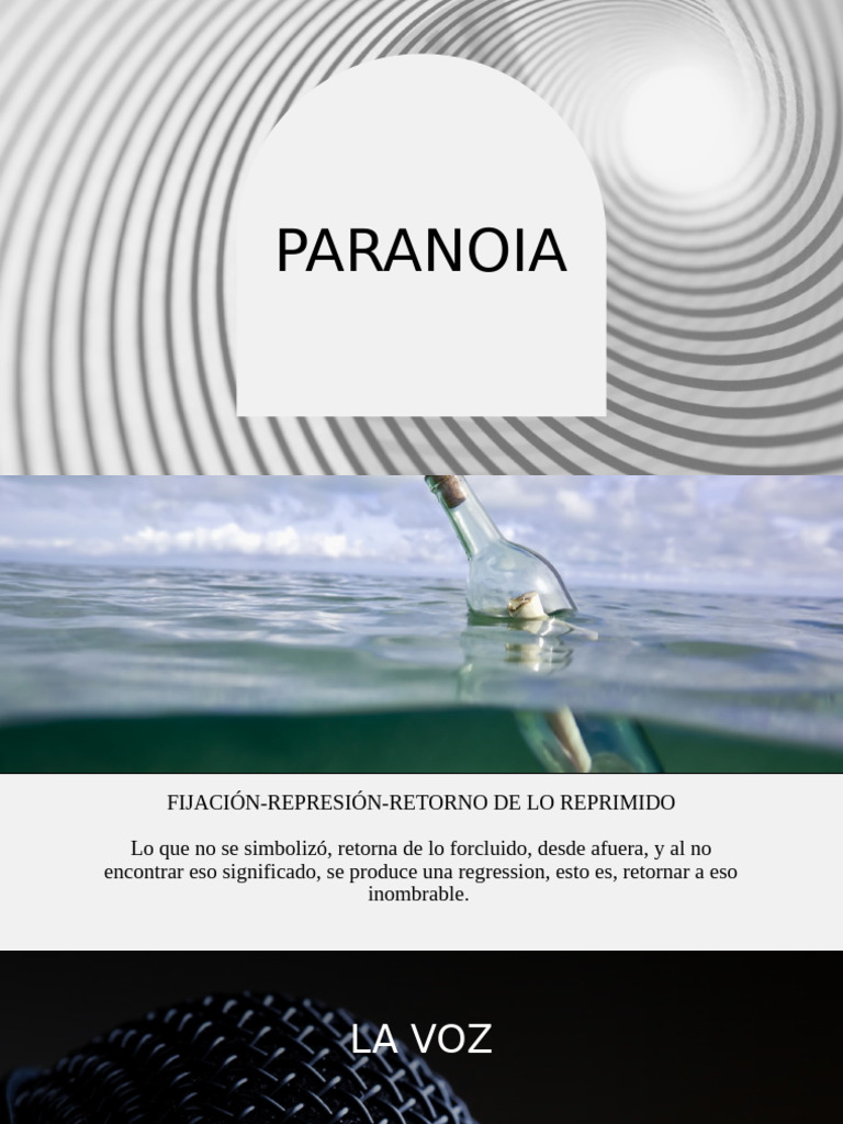 PARANOIA | PDF | Engaño | Psicosis