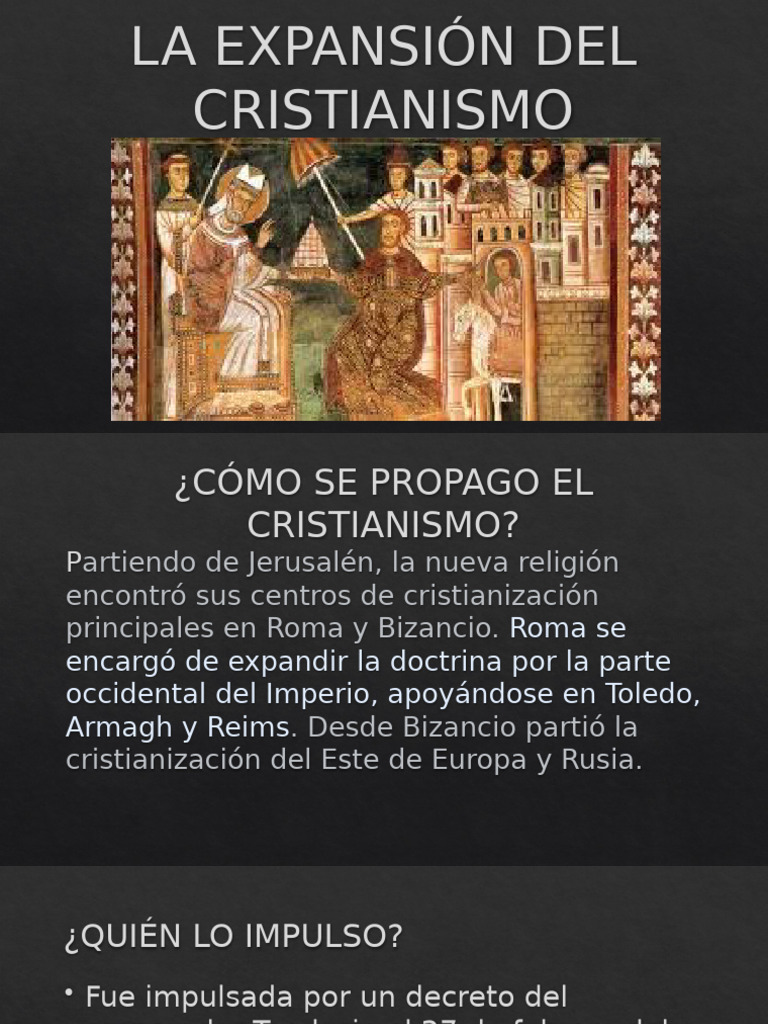 La Expansión Del Cristianismo | PDF | imperio Romano | imperio Bizantino