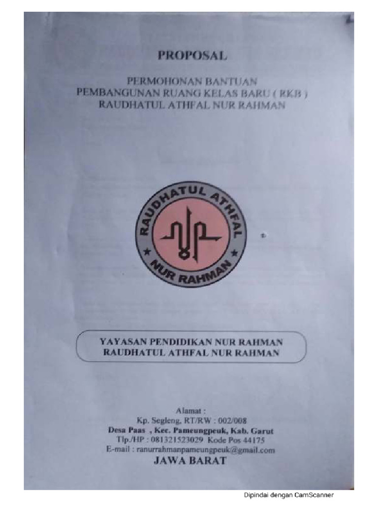 Proposal Ra Nur Rahman Ok 2022-1 | PDF