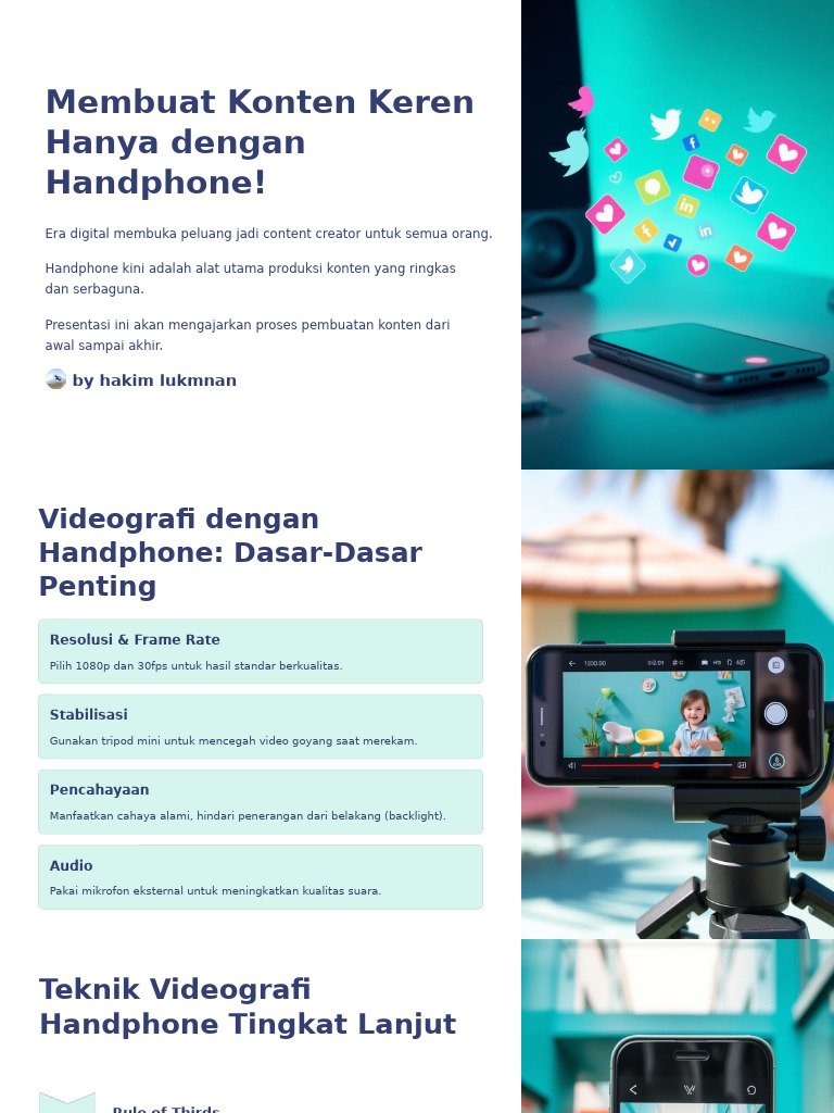 Membuat-Konten-Keren-Hanya-dengan-Handphone | PDF