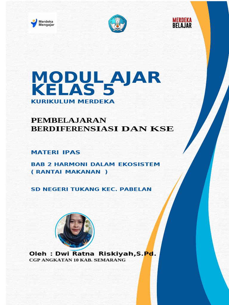 MODUL AJAR KELAS 5_DWI RATNA RISKIYAH | PDF