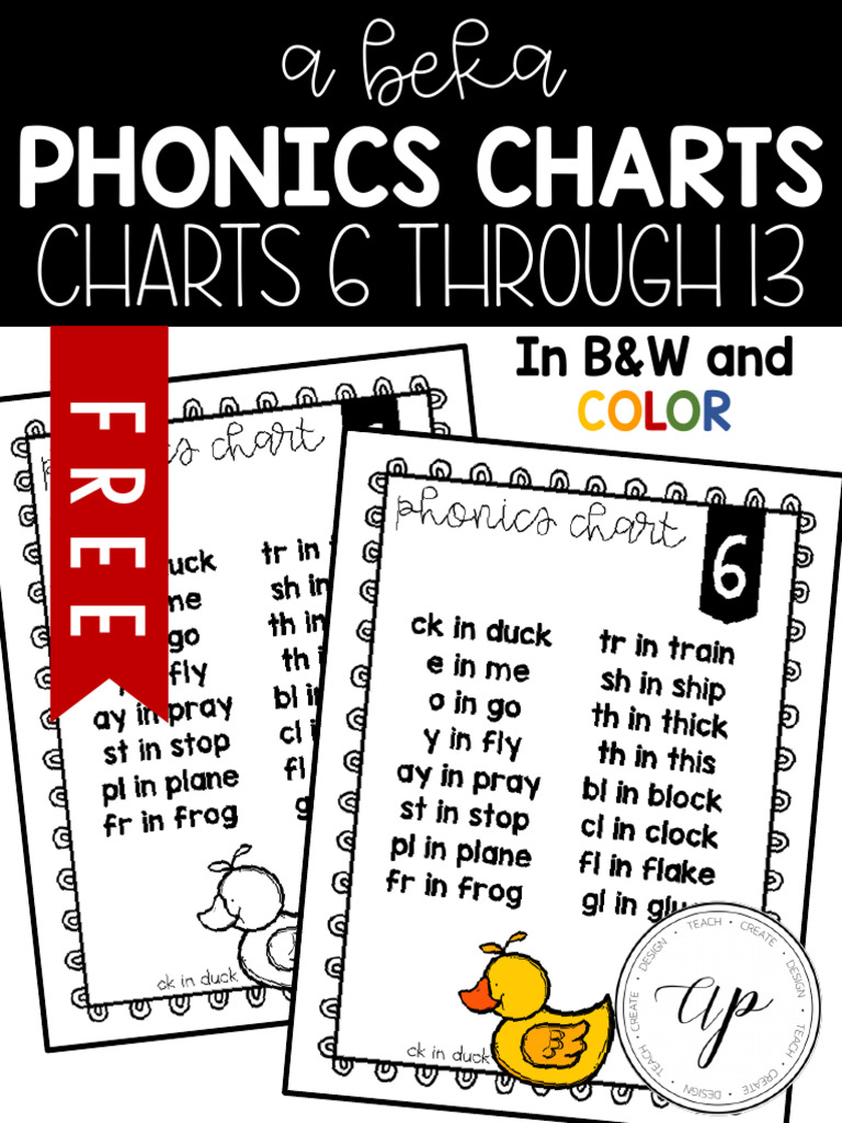Phonics Charts 6-13 Overview | PDF