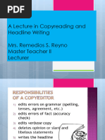 Headline Schedule/Unit Count: Capital Letters Figures/Punctuation | PDF