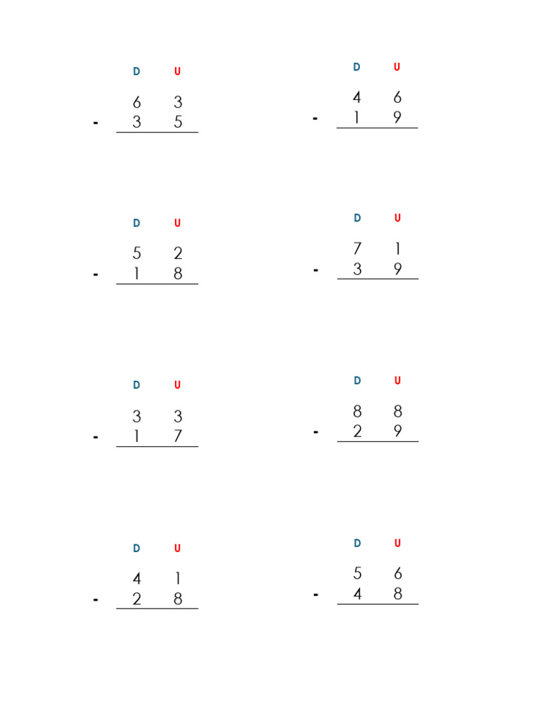 Restas de Prestar Repaso | PDF