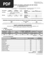 Saln Form Sample | PDF | Net Worth | Economies