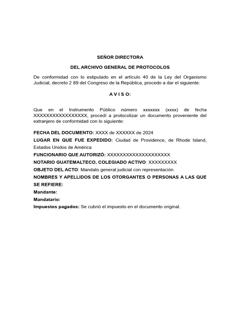 AVISO-DE-PROTOCOLIZACION | PDF