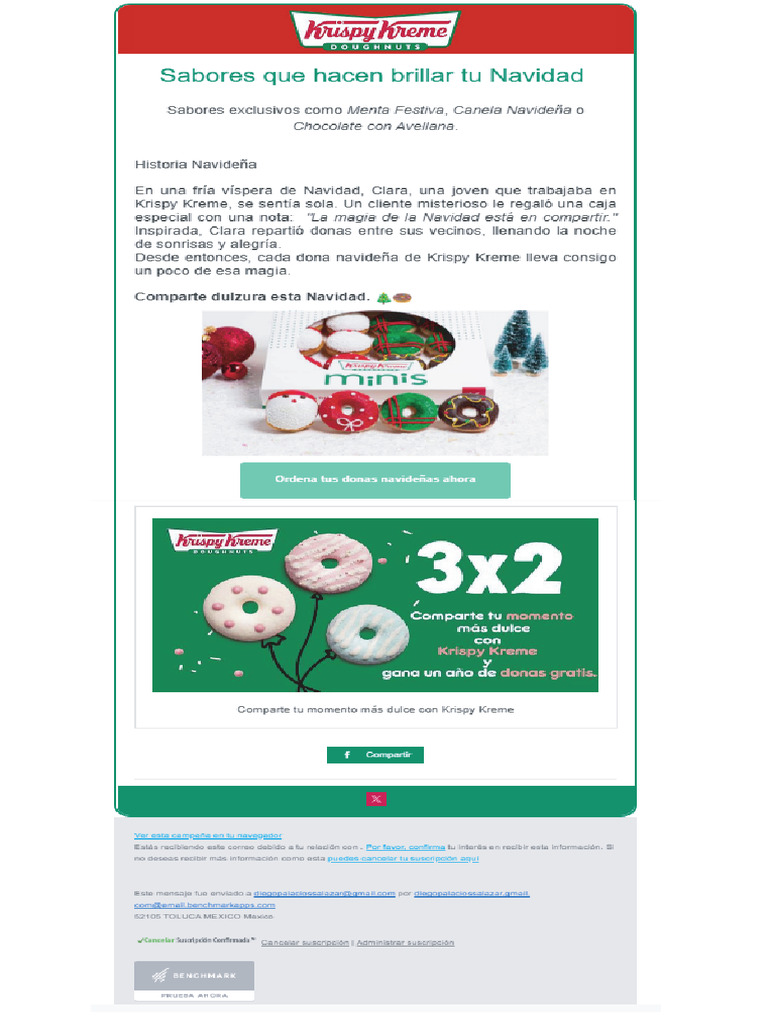 Correo Krypi Kreme | PDF