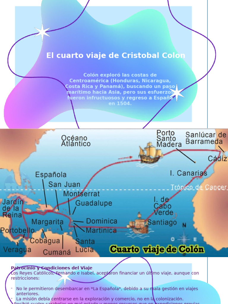 Cuarto Viaje de Cristobal Colón | PDF | Cristobal colon