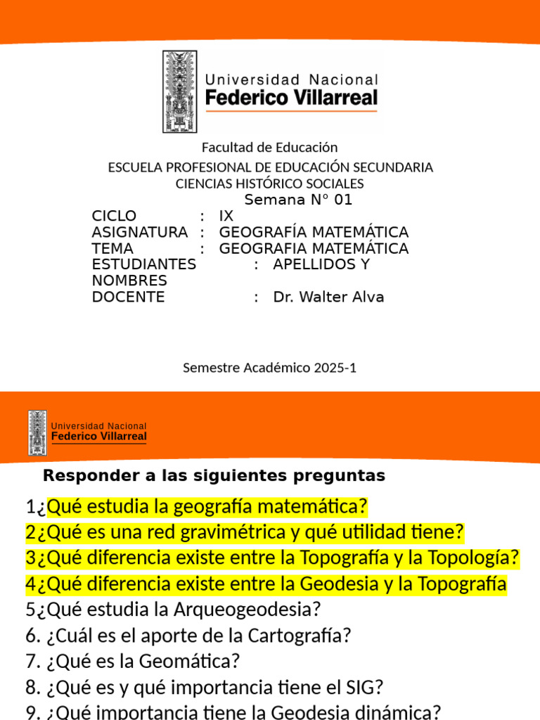 Geografía Matemática: Conceptos Clave | PDF | Sistema de información ...