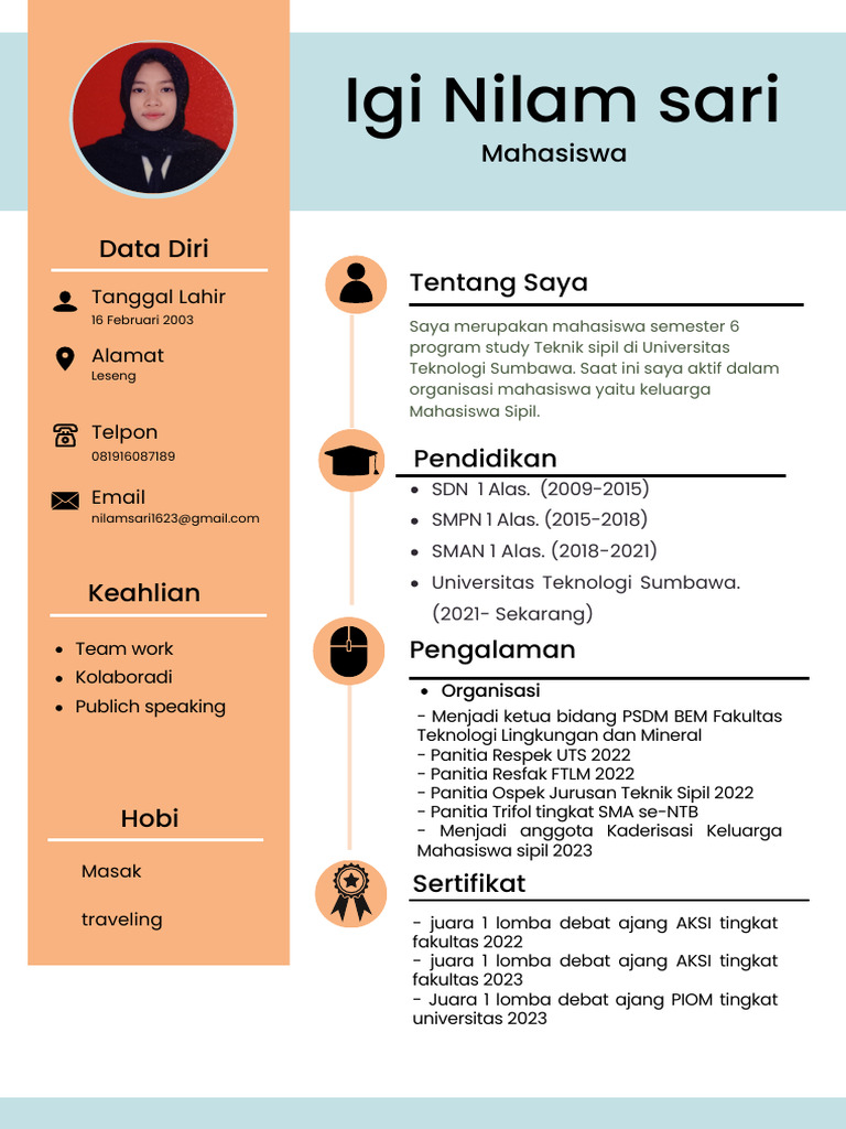 CV Iginilam Sari | PDF