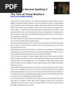 "The Tale of The Three Brothers" by J.K. Rowling | PDF | General Fiction