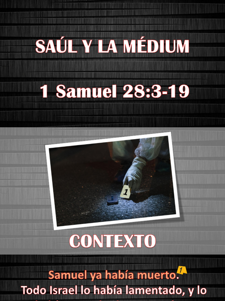 Saúl y La Médium | PDF | Saulo | Libros de Samuel