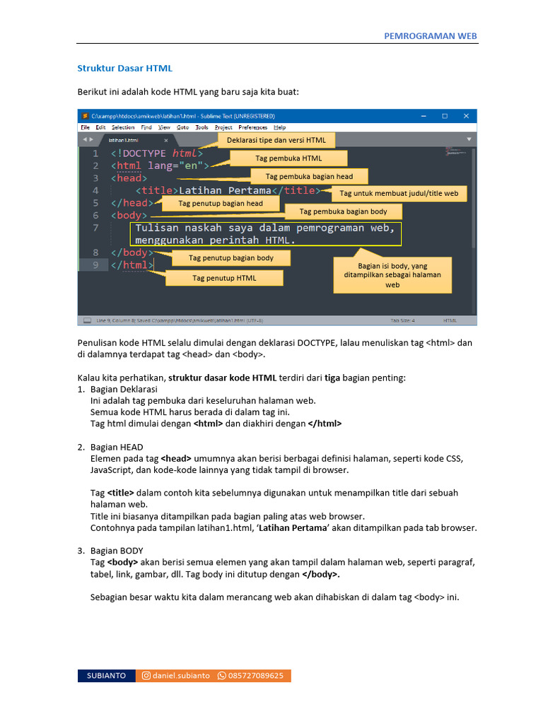 2 Reg - Pemrograman Web | PDF