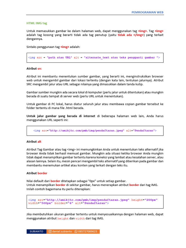 4 Reg - Pemrograman Web | PDF