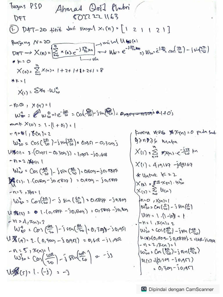 Tugas DFT_Ahmad Qoid S_5022221163 | PDF