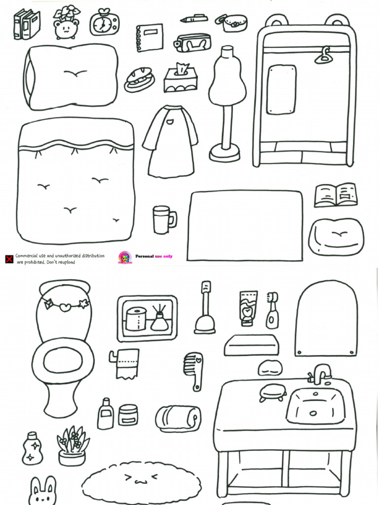 Coloring PagesPaper Diy Get Ready For School PPW | PDF