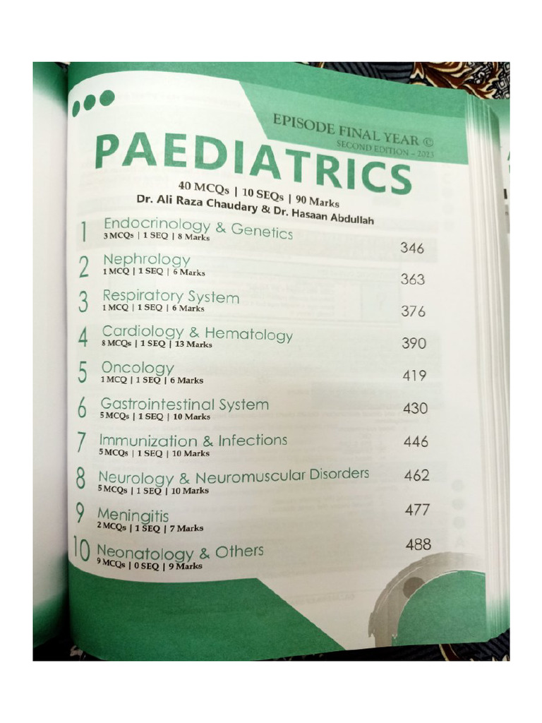 Paeds Efy | PDF
