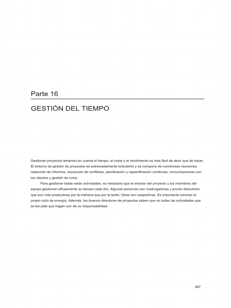 Project Management Case Studies ESP 21 | PDF | Gestión del tiempo ...