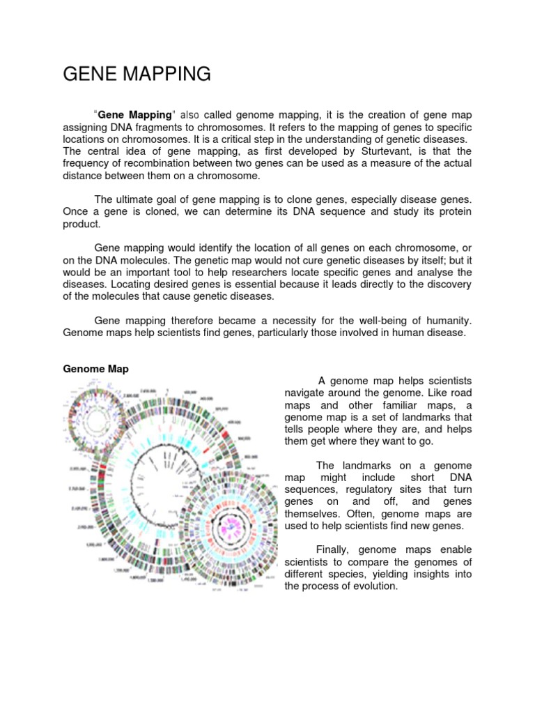 Understanding Gene Mapping Basics | PDF | Science & Mathematics