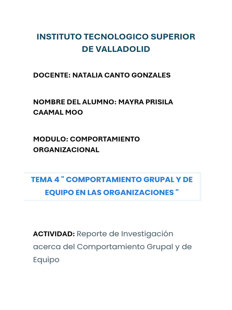 Documento 75 | PDF | Liderazgo | Comportamiento